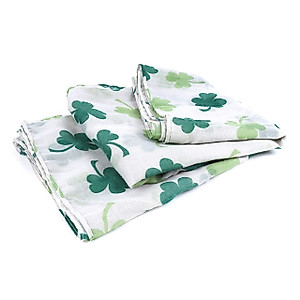 Nollia Green Shamrock St. Patrick's Day 2-Pack Scarf Set for Women