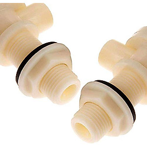 2 Pack Float Valve Stable Water Float Valve Shut Off 1/2" Stainless Steel Automatic Waterer Bowl Fill Feed Water Trough Horse Cattle Sheep Pig Dog Water Float Valve