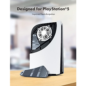 GRAUGEAR PS5 SSD Heatsink Cover, M.2 NVMe PS5 Heatsink, Shuttle Shaped Design, Heat Dissipation with Heat Pipe Cooler and Aluminum Fin for NVMe M2 PCIe 4.0 [G-PS5HS04]