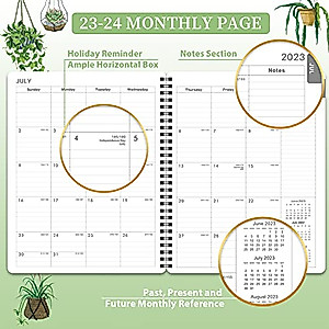 Planner 2023-2024 - July 2023-June 2024, Academic Planner 2023-2024, Weekly and Monthly Planner, 8'' x 10'', 2023-2024 Planner with Twin-Wire Binding, Flexible Cover, Perfect Daily Organizer
