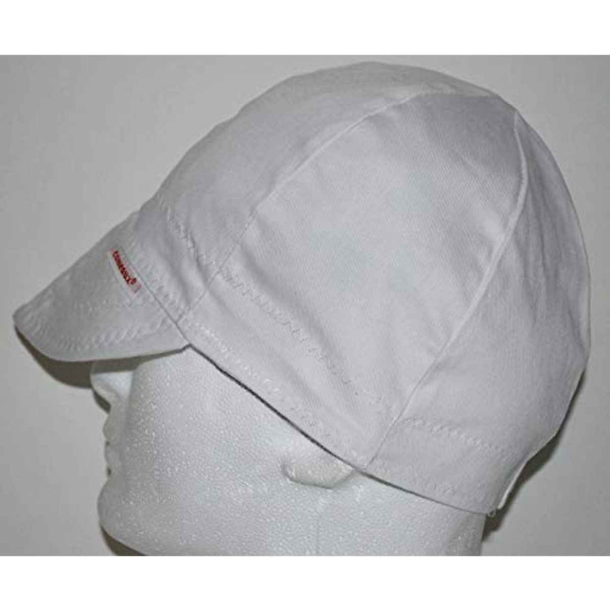 Comeaux Caps Reversible Welding Cap Solid White 7 5/8 (3)
