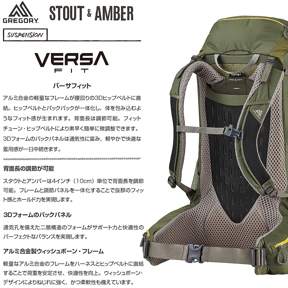 Gregory Mountain Products Stout Men's 60 Backpack