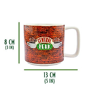 Central Perk Chalkboard Mug with Chalk Pen - Officially Licensed Friends TV Show Merchandise