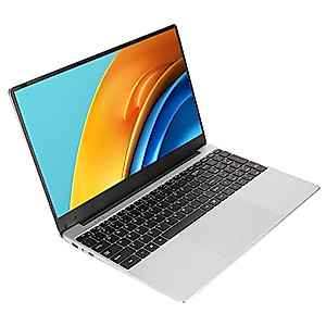 15.6inch Laptop, 1366x768 Full HD Large Screen for Intel J3355CPU CPU Portable Laptop with Numeric Keypad, 8GB RAM 512G ROM, with Camera, Built in Stereo Speakers, Microphone