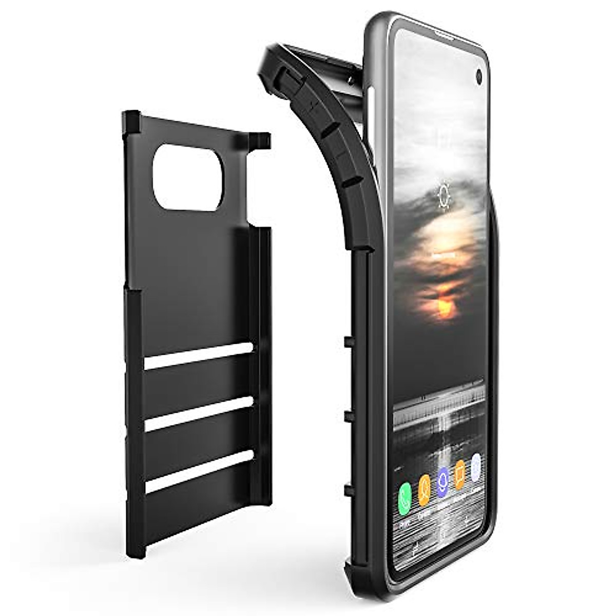 Crave S10e Case, Strong Guard Heavy-Duty Protection Series Case for Samsung Galaxy S10e - Black