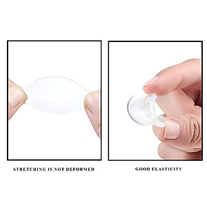 Luckycivia 12 Pcs Silicone Lash Pad Grafted False Easy Fan Lash Pad, Eyelash Silicone Holder Pad, Eyelash Supplies for Beginners Make Fans Blooming Easy Volume Lashes Pallet Tools