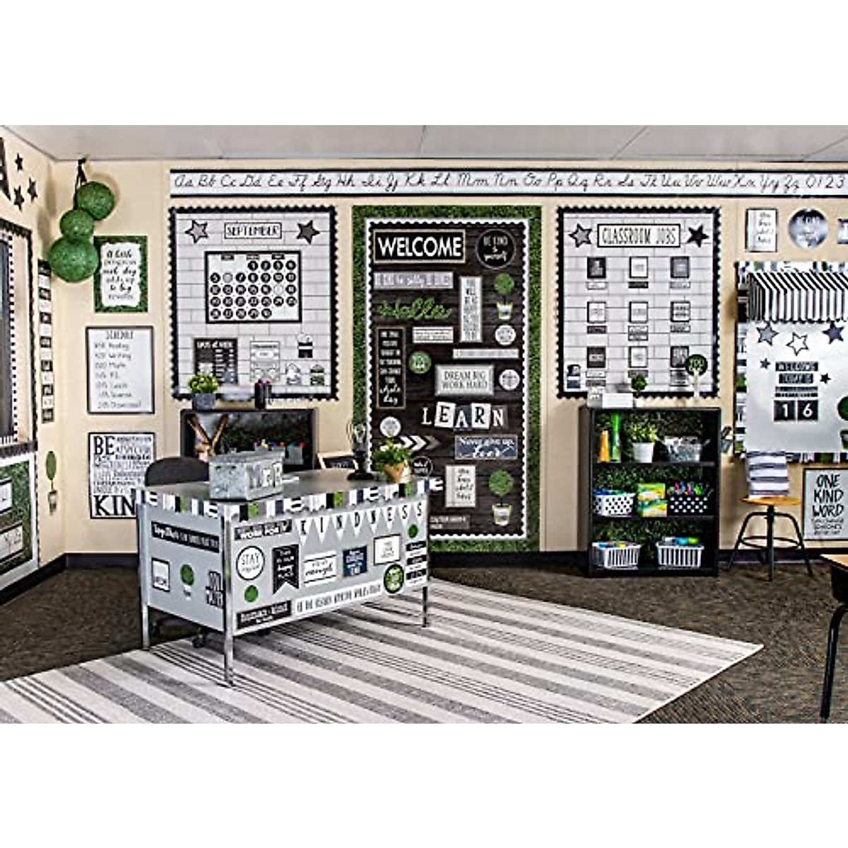 Teacher Created Resources Modern Farmhouse Cursive Writing Bulletin Board