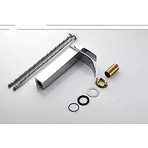 Kitchen Taps Faucet Copper Tall Bathroom Sink Faucet Single Handle Hot and Cold Water Bath Deck Mounted Sink Faucets Single Handle Tap Tap