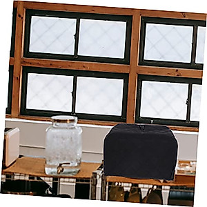 KICHOUSE Bread Machine Dust Cover Oven Microwave Combo Oven Protector Air Fryer Toaster Air Fryer Cover Toaster Protector Kitchen Protection Cover Bread Machine Sleeve Home Supply Black