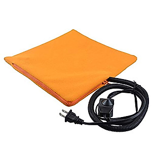 YUYUSO Rabbit Heated Pad with Cozy Fleece Cover for Bunny Guinea Pigs Heater Heating Plate