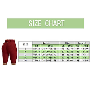 Bblulu Scrunch Booty Workout Shorts Women Ruched Butt Lift High Waist Running Shorts Cutout Bowknot Textured Biker Shorts