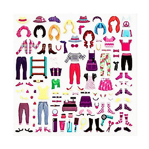 Deluxe Puffy Sticker Album - Day of Glamour