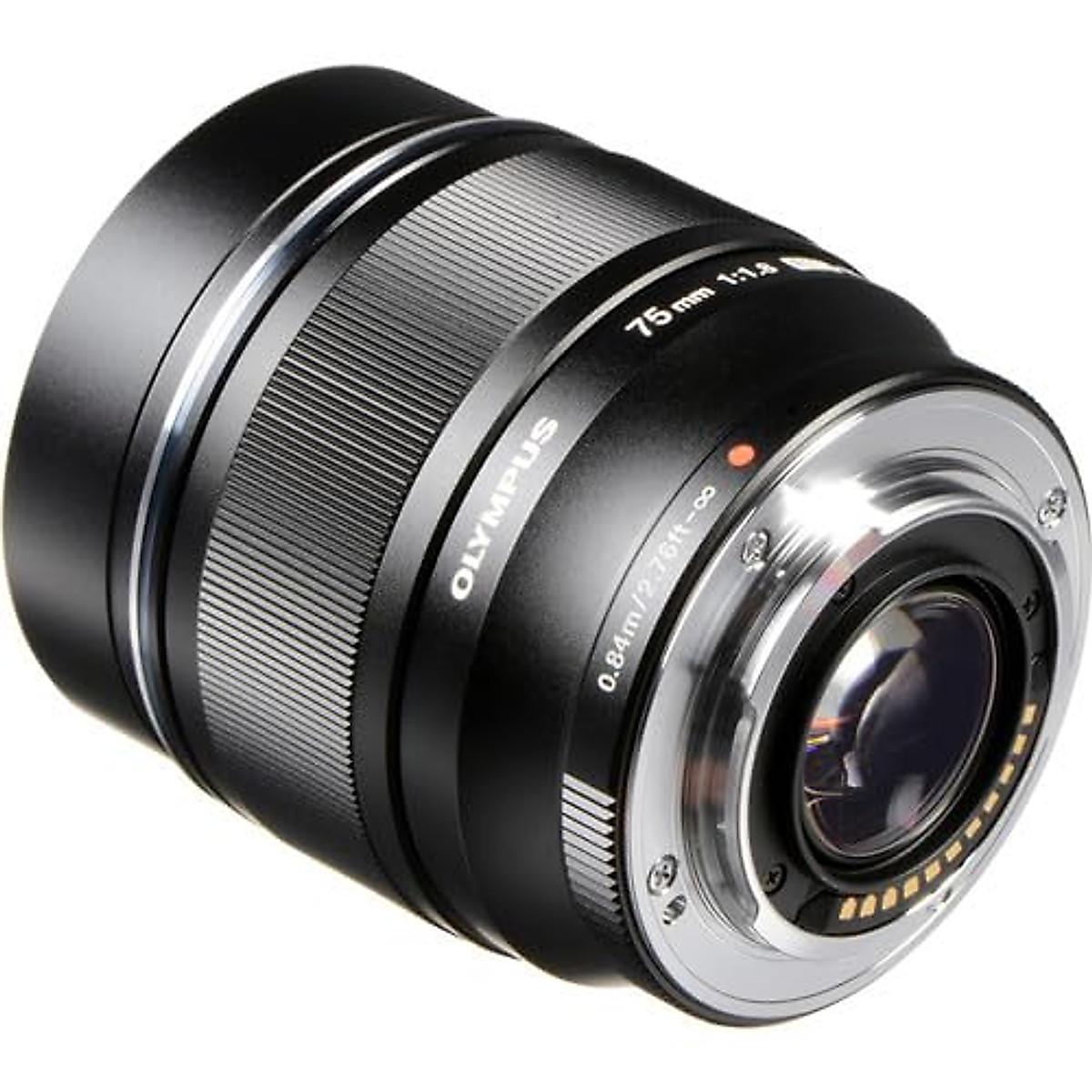 OM SYSTEM OLYMPUS M.Zuiko Digital 75mm F1.8 Black For Micro Four Thirds System Camera, Compact Design, Beautiful Bokeh,Bright