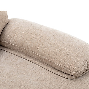 U Shaped Sectional Sofa with Double Extra Wide Chaise Lounge, 110.63" Soft Velvet Upholstery Couches with Solid Wood Frame, Detachable Cover & Armrest and Golden Color Metal Feet, Easy to Install