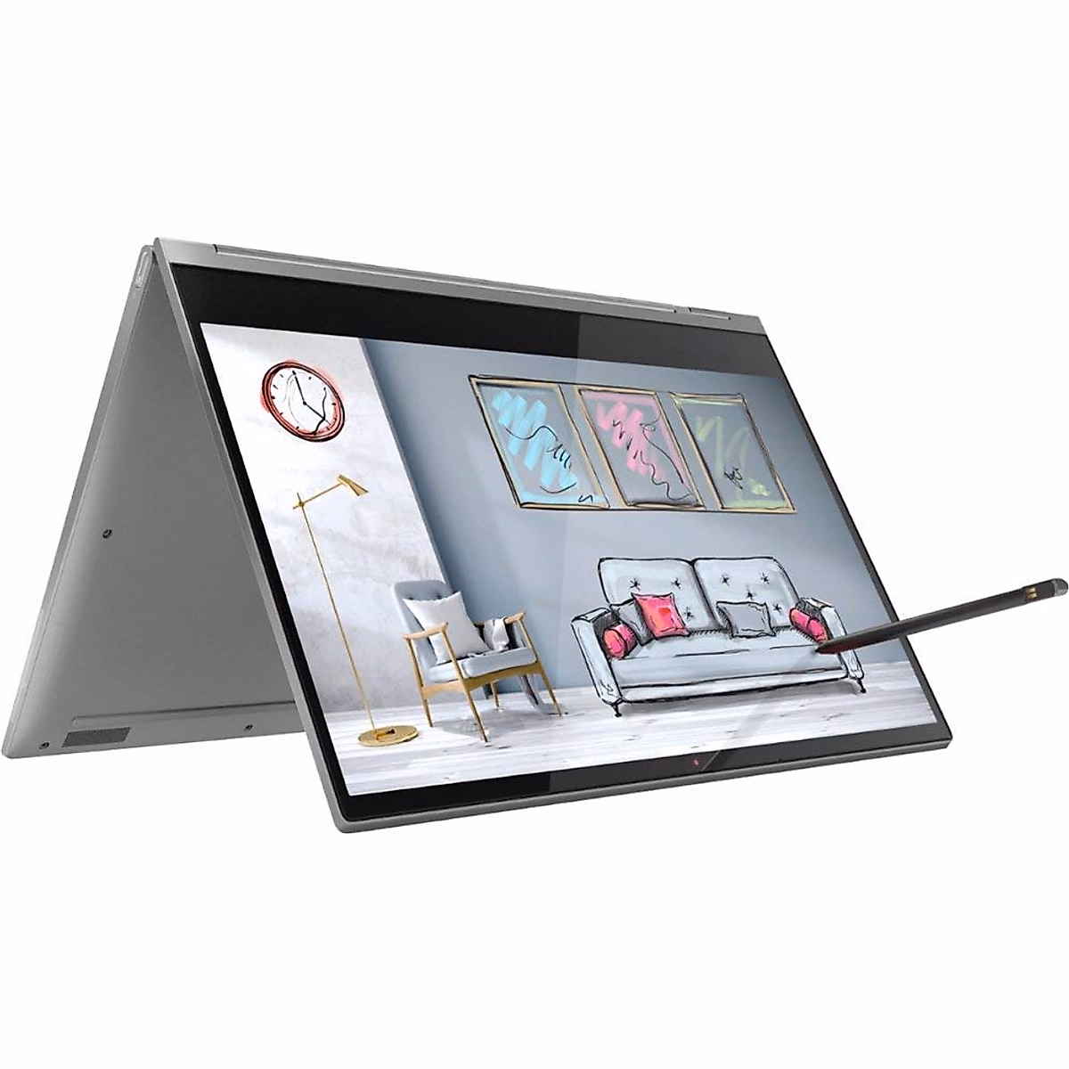 Lenovo 2019 Yoga C930 2-in-1 13.9" FHD Touch-Screen Laptop - Intel i7, 12GB DDR4, 1TB PCIe SSD, 2X Thunderbolt 3, DolbyAtmos Audio, Webcam, WiFi, Active Pen, 3 LBS, 0.6", Windows10, Iron Gray