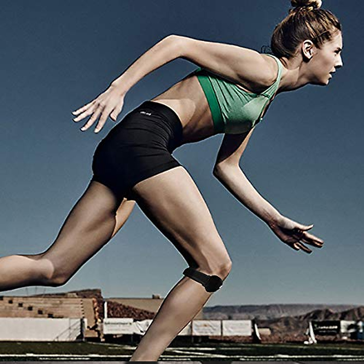 Knee Brace with Side Stabilizers Running Braces Knee Support Knee Braces for Knee Pain Knee Brace for Meniscus Tear Knee Support for Women Men Patella Tendon Strap Knee Wraps Basketball Knee Pad Black