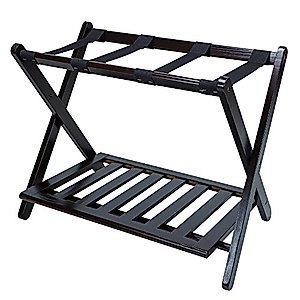 Casual Home Luggage Rack, Espresso (New)