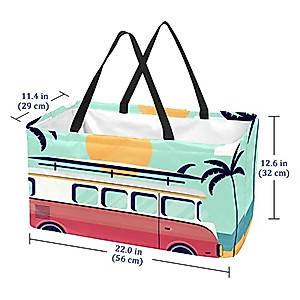 LORVIES Large Rectangular Baskets for Storage, Travel Car Closet Storage Bins Organizing Baskets