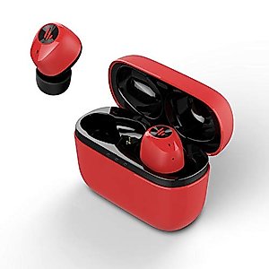 Edifier TWS2 Bluetooth Earbuds - Truly Wireless Stereo in-Ear Earphones with Bluetooth 5.0 and 12 Hour Playback Time - Red