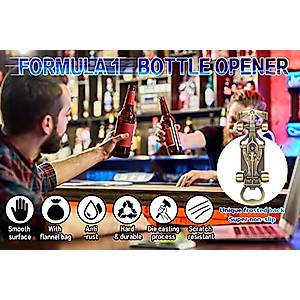 LKKCHER Racing Car Gifts for Men Women, Novelty Racing Car Bottle Opener, Birthday Gifts Christmas Gifts for Men Grandpa Boyfriend Husband, Racing Gifts Stocking Stuffers for Men Women Racing Fans