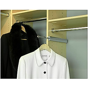 Telescoping Valet Bar - Chrome by Cabinet Organizers