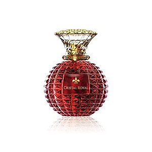 PRINCESSE MARINA de BOURBON Cristal Royal Passion - Eau de Parfum for Women - Opens with Pear, Blackcurrant and Bergamot - Blended with Jasmine and Violet - For Elegant Ladies - 1.7 oz