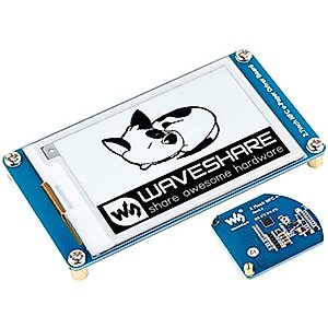 waveshare 2.7inch Passive NFC-Powered e-Paper Module, 264 × 176 Pixels Black and White Display Color, No Battery Needed, No Messy Wiring Wireless Powering & Data Transfer Android APP Provided