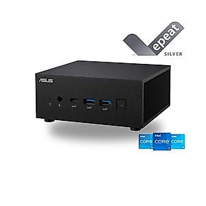 ASUS ExpertCenter PN64 Mini PC Barebone with Intel Core i3-1220P Mobile Processor, up to 32GB DDR5 RAM, Dual Storage Design, WiFi 6E, Bluetooth, USB-C with VESA Mount,Black