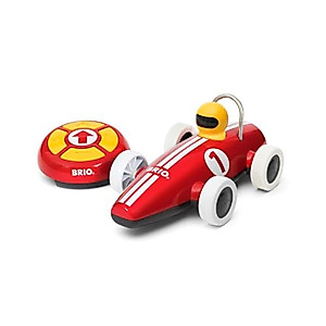 BRIO 30388 Remote Control Race Car - Interactive Racing Toy for Toddlers | Age Appropriate Design | High Impact-Resistant Plastic | Skill Development | Safety Assured