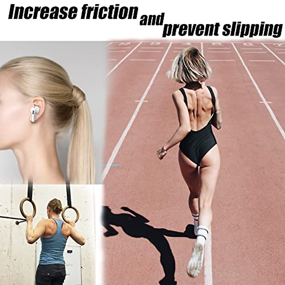 Anti-Slip Earhook with Eartips Compaible with Airpods 3 Ear Tips, Noise Cancalation Protective Ear Grip Tips Skin Cover Case Soft Silicone for Ear Pods 3,2 Pairs White