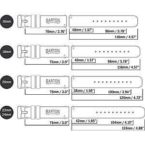 BARTON WATCH BANDS 16mm Happy Yellow Soft Silicone Quick Release Straps