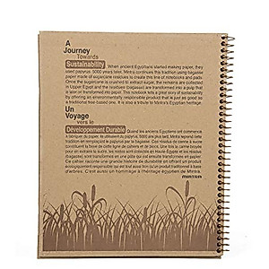 Mintra 100% Recycled Notebooks (Letter Size (8.5in x 11in), Plain Cover 3pk)