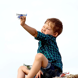 ArtCreativity Diecast Helicopters - Pack of 4 - Police, Fire Engine, EMS, and Military Diecast Toy Choppers with Spinning Propellers, Birthday Party Favors for Boys and Girls