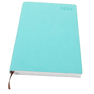 Ciieeo 2pcs 2024 Agenda Book 2024 weekly notebook spiral calendar planner weekly monthly planner monthly life planner goal planner spiral notepads planner book Paper manual portable Work
