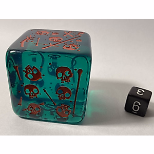 Massive Gelatinous Cube by Severed Books - 51mm Mini and Die - Six-Sided Dice - DND - Pathfinder RPG Roleplaying Game