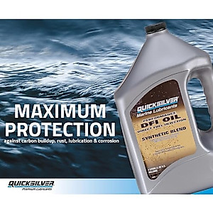 Quicksilver DFI 2-stroke Marine Oil, 1 Gallon