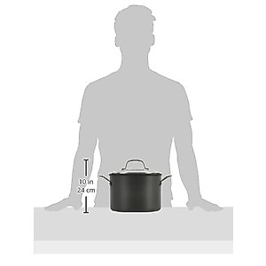 Cuisinart 14-Piece Cookware Set, Chef's Classic NonStick Hard Anodized, Gray, 66-14N