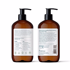 Everyone Liquid Hand Soap, 12.75 Ounce (Pack of 3), Pacific Eucalyptus, Plant-Based Cleanser with Pure Essential Oils