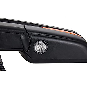 ZAPOSTS Towing Mirror Fit for 2007-2014 FORD F150 Power Heated W/Amber Signal,W/Puddle Light,Manual Folding,Driver Side