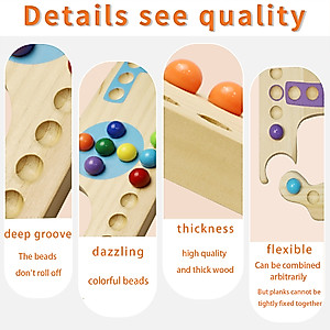Grhonior Marbles and Jokers Board Game Pegs and Jokers Real Solid Wood (Pine) Game Board Wooden for 2-8 Players 8 Game Boards 8 Colors 40 Marbles 4 Boxes Card