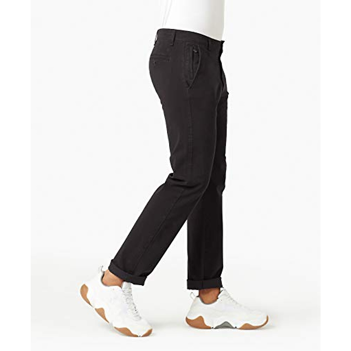 Dockers Men's Slim Fit Ultimate Chino with Smart 360 Flex, Black, 32W x 29L