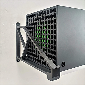 3DCabin Wall Mount Wall Bracket Holder compatible with Xbox Series X : Horizontal Front Facing