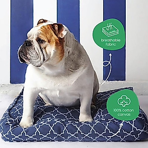 Molly Mutt Large Crib Mattress Cover - Romeo & Juliet Print - Measures 27”x52”x5”- 100% Cotton - Durable - Breathable - Sustainable - Machine Washable Dog Bed Cover