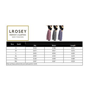 LROSEY Polka Dot Palazzo Pants for Women with Slant Pocket Pleat Wide Leg Straight Trousers
