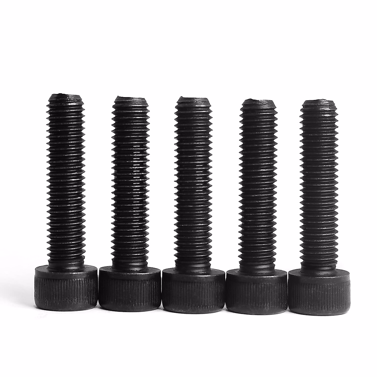 M8 x 65mm Socket Head Cap Bolts Screws 12.9 Grade Alloy Steel, Black Oxide Finish, Machine Metric Hex Socket Screw, 10PCS