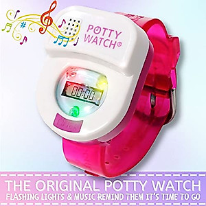 We're The Original Potty Watch, We Remind Your Kiddo It's Time to Go, Pink