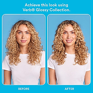 VERB Glossy Conditioner - Vegan Moisturizing Conditioner - Free of Harmful Sulfates, Paraben, Gluten - Adds High Shine and Nourishes Dull or Damaged Hair, 12 fl oz