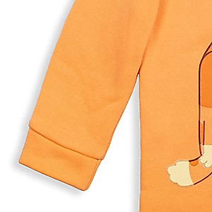 Bluey Bingo Toddler Boys Fleece Half Zip Hoodie Orange 4T