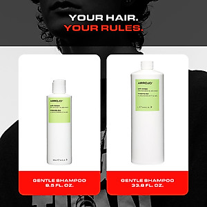 ARROJO Gentle Sulfate Free Shampoo â€“ Gentle Shampoo to Repair & Nourish - Hair Shampoo w/Vitamin B5, Avocado Oil & Honey - Lightly Scented Cleansing Shampoo â€“ Paraben Free Shampoo,8.5 Fl Oz(Pack of 1)