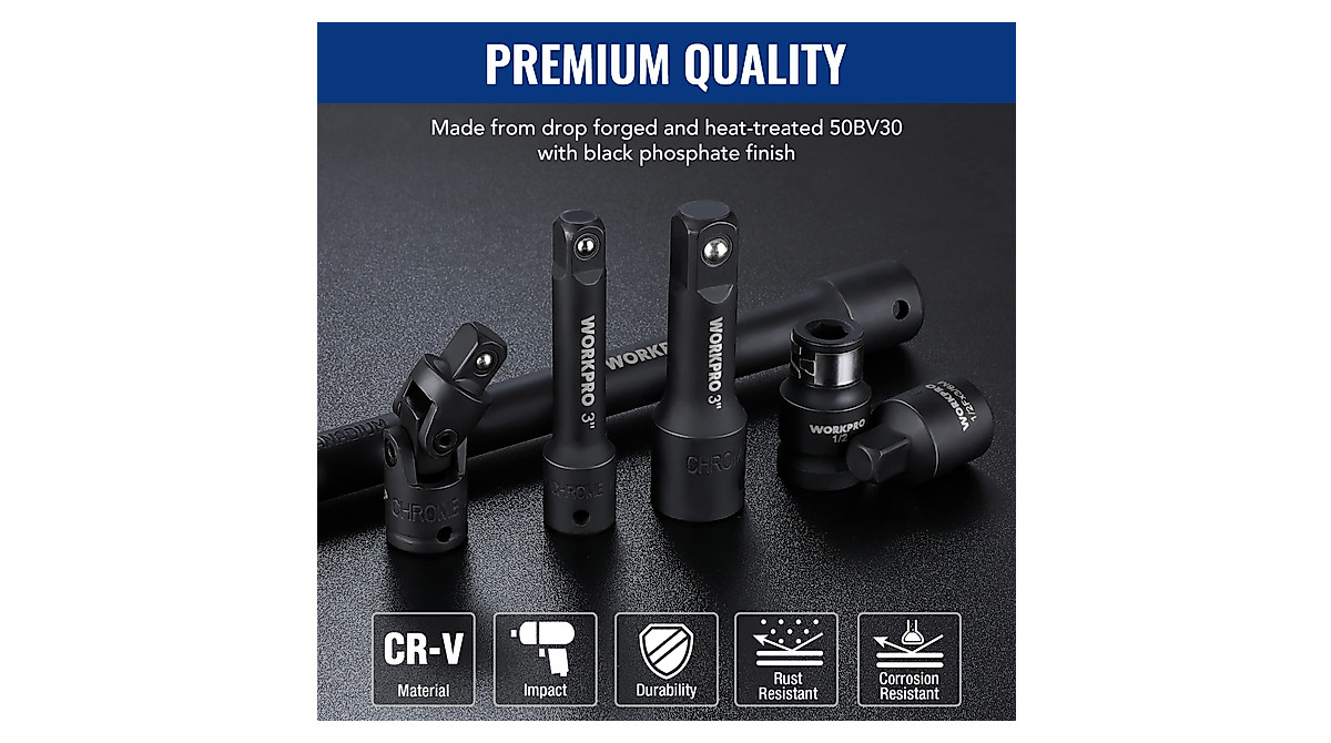 WORKPRO 18-Piece Drive Tool Set for Every Project